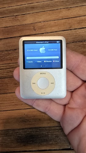 Apple iPod Nano 3rd Generation A1236 4GB Used Tested Working Classic | eBay