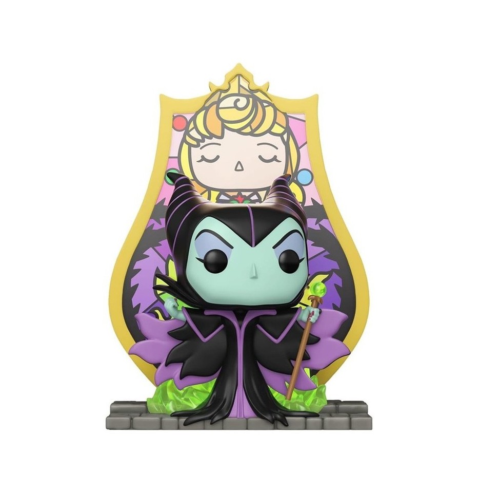 Funko Pop Deluxe ! Disney Villains - Maleficent Stained Glass | eBay UK