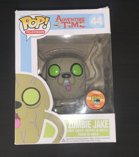 Funko Pop Grail Zombie Jake #44 SDCC Adventure Time Vaulted Only 1008 ...