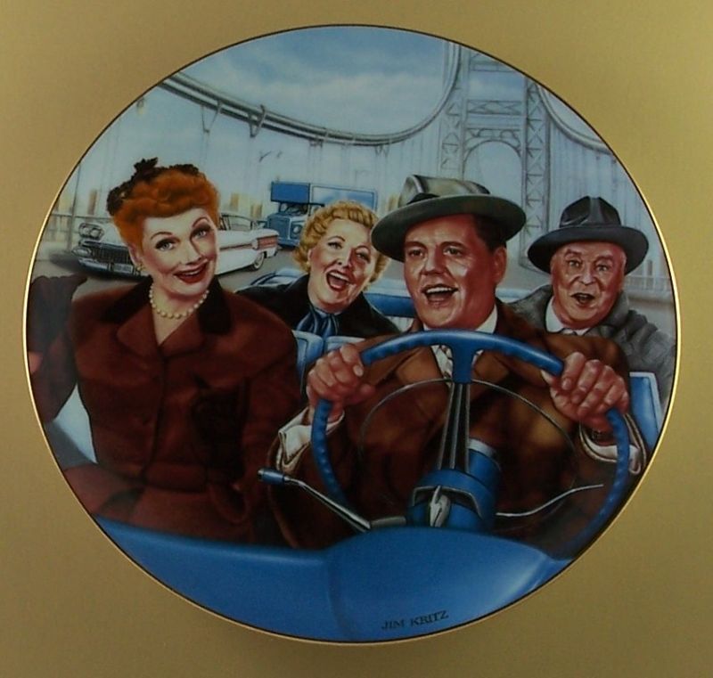 Set of 8 THE OFFICIAL I LOVE LUCY PLATE COLLECTION With COAs + Free ...