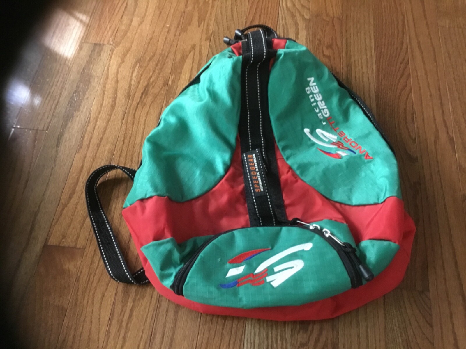 Vintage Speedgear Authentic Racewear ANDRETTI RACING GREEN Backpack Bag ...
