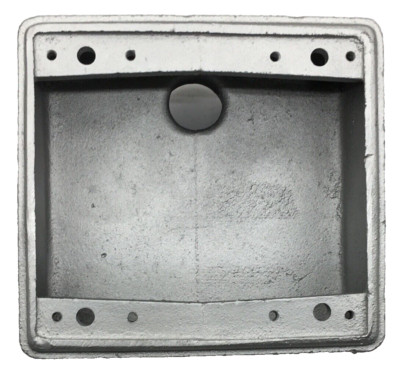 FSA22 CROUSE HINDS 3/4 2 GANG FS BOX 1 OUT BACK | eBay