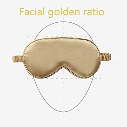 Pure Silk Sleep Eye Mask, GOLD | eBay