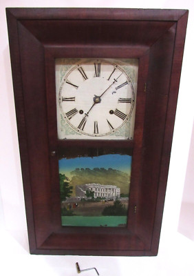 Antique Waterbury Ogee Weights Driven Clock 30-Hour, Time/Strike (A) | eBay