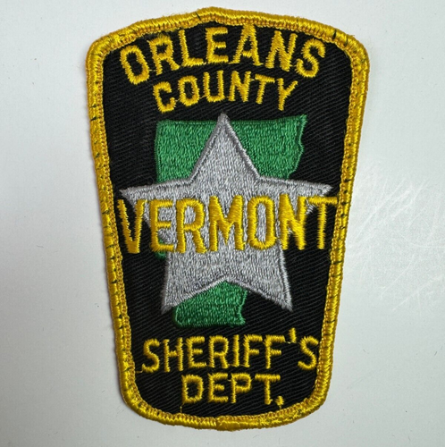 Orleans County Sheriff Vermont VT Patch K4 | eBay