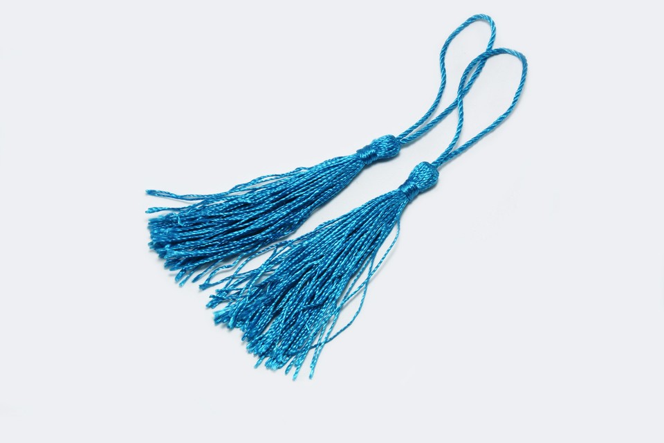 Quaste mit Anhänger 13 cm Quasten Troddel Bommel mit Schlaufe, QS10 ...