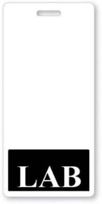 LAB Badge Buddy - Vertical - Hospital ID Card Buddies for Laboratory ...