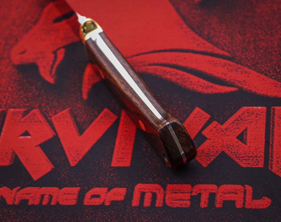 Custom Handmade Drop Point hunter knife loveless style knife with ...