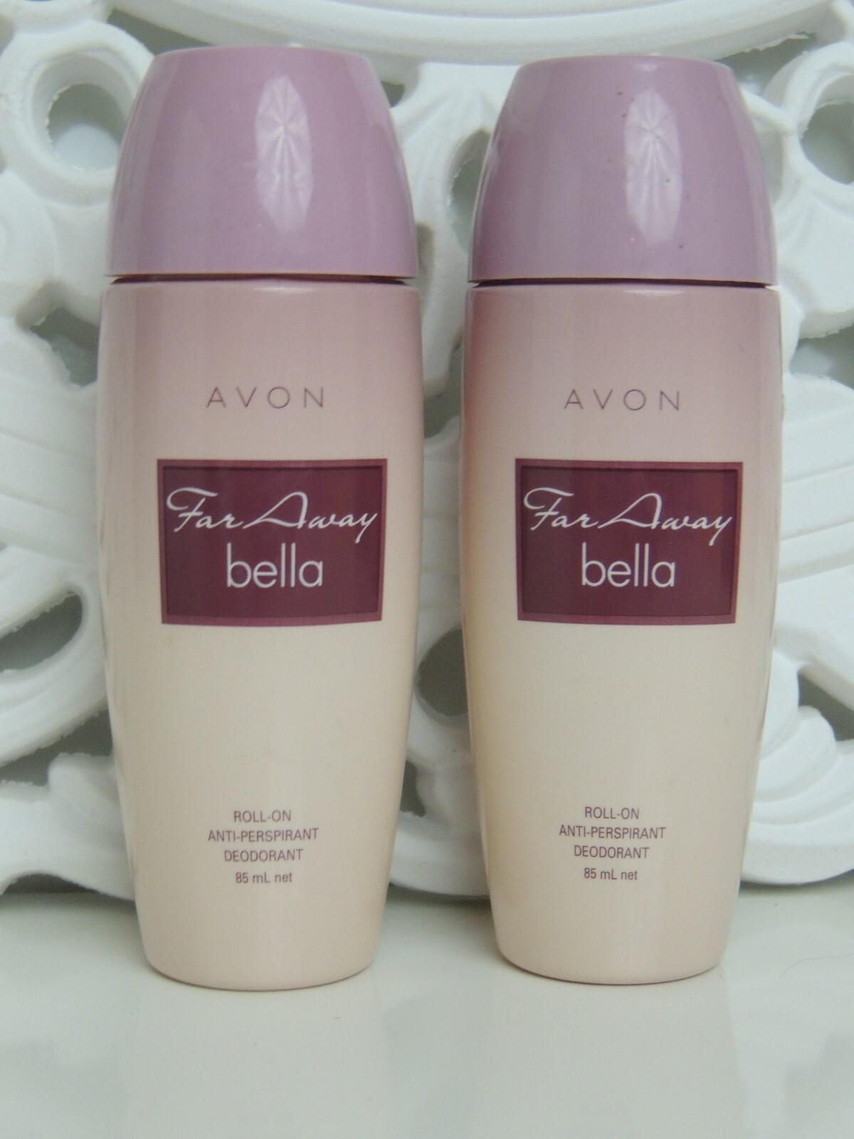 2 X Avon Far Away Bella Roll-On Deodorants 85mL Discontinued Rare ...