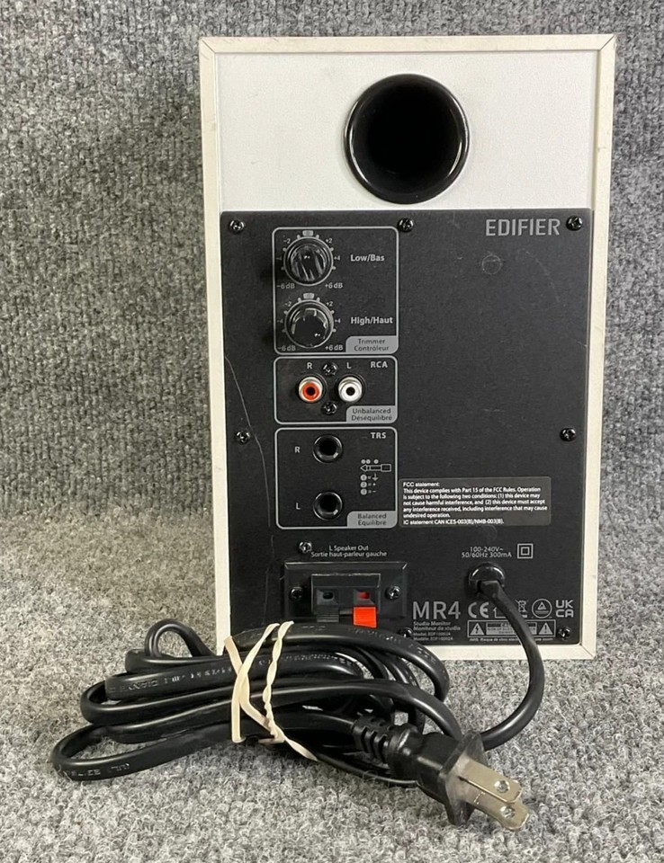 Edifier MR4 EDF100024 Powered Studio Monitor Speaker 4" Active Near ...