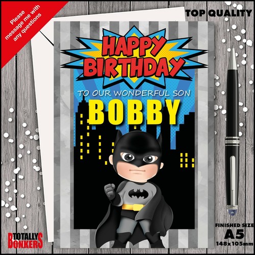 Batman Birthday Card Messages