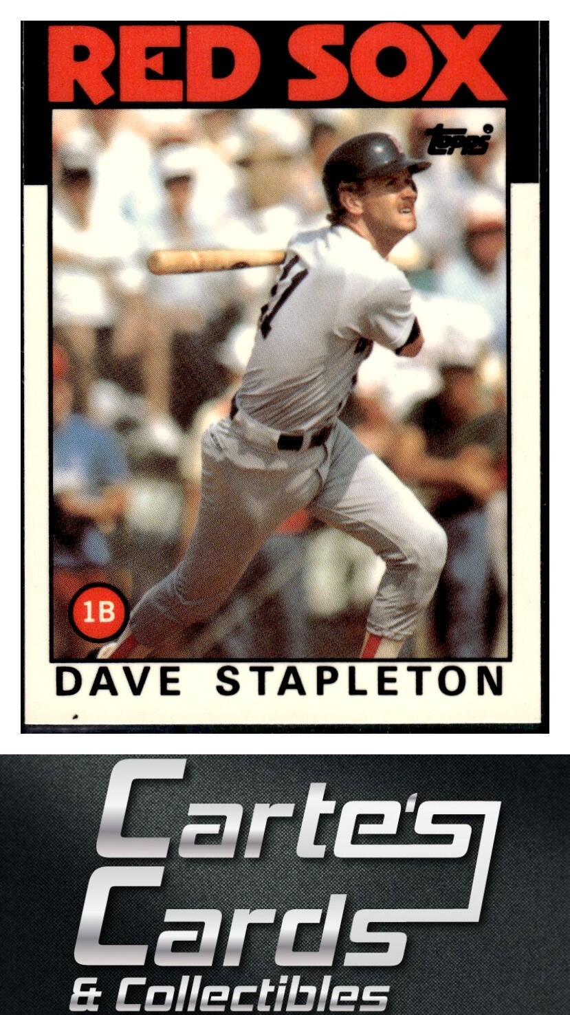 Dave Stapleton 1986 Topps Tiffany #151 Boston Red Sox | eBay