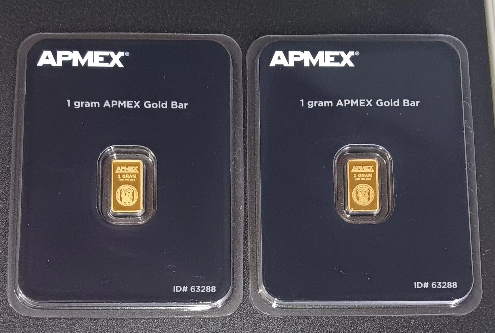 2 apmex 1 gram gold bar .9999 Fine Gold (TEP) Lot | eBay