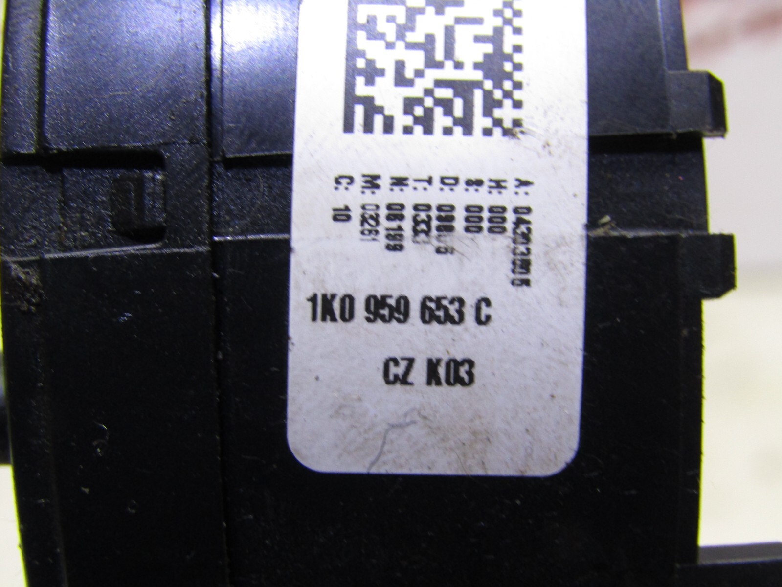 VOLKSWAGEN GOLF MK5 2004-2008 STEERING SLIP RING SQUIB 1K0959653C ...