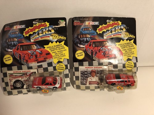 Morgan Shepherd Signed Roaring Racers 1:64 Diecast Nascar Red & White ...