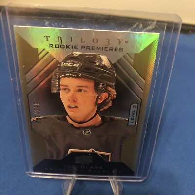 Cody Glass Rookie Premiers Trilogy Upper deck 006/299 | eBay