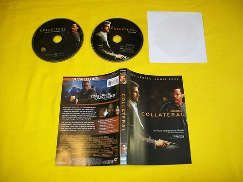 COLLATERAL DVD & BACKER ONLY NO CASE 2 DISC SET TOM CRUISE JAMIE FOXX | eBay