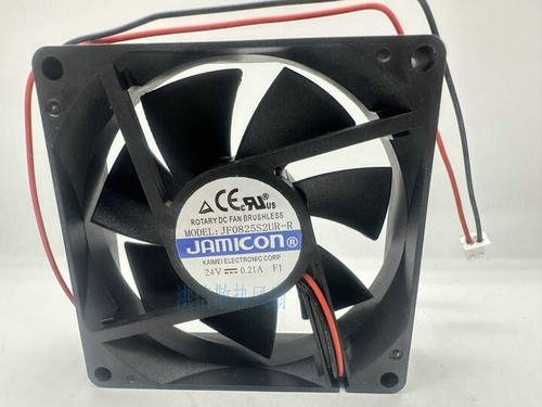 1 PCS JAMICON Fan JF0825S2UR-R DC24V 0.21A 8025 8CM 2 wire cooling fan ...