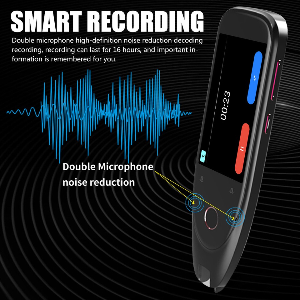 2024 Smart Scan Translation Pen Camera Text Reading 112 Language ...