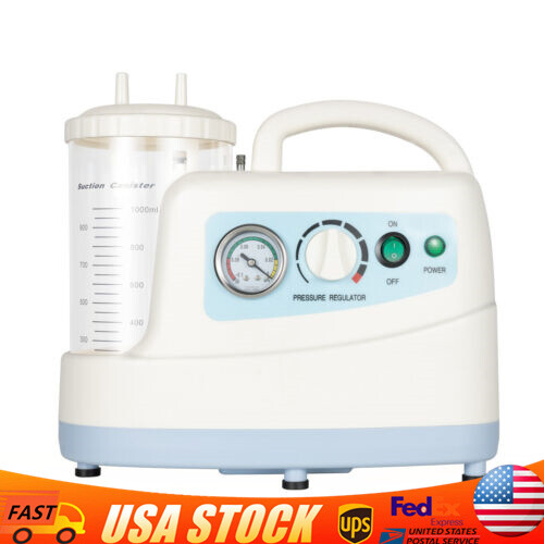 Suction Machine Emergency Medical Portable Aspirator Vacuum Phlegm Unit ...