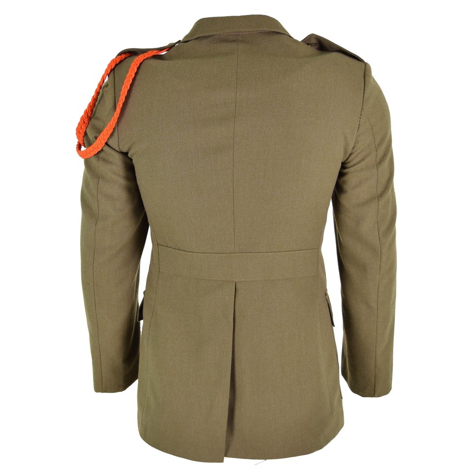 Original Italian army jacket brown parade uniform dress wool military ...