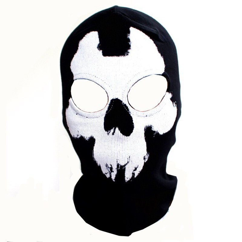 Halloween Mask Skeleton Masks Scary Skull Balaclava Ghost Cosplay ...