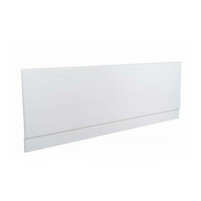 Bath Panel 1800mm Front Side White Wooden MDF Adjustable Universal ...