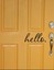 hello. wall vinyl sticker home decor front door art FREE SHIPPING!! | eBay