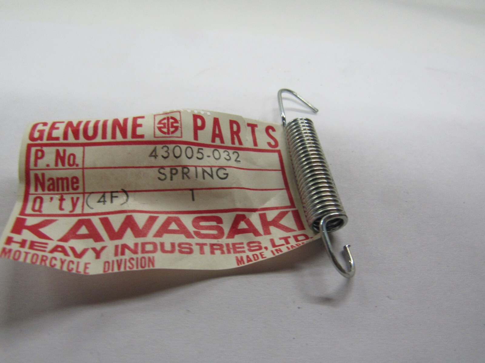Kawasaki NOS NEW 43005-032 Brake Pedal Spring KD KE KS KD125 KD175 ...