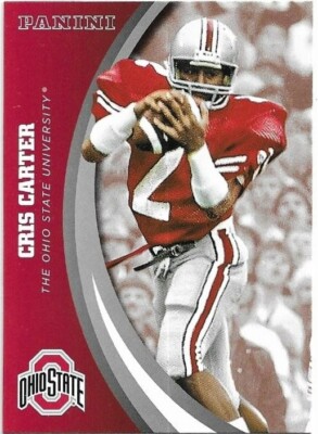 CRIS CARTER 2015 Panini Team Collection Football card #17 Ohio State ...