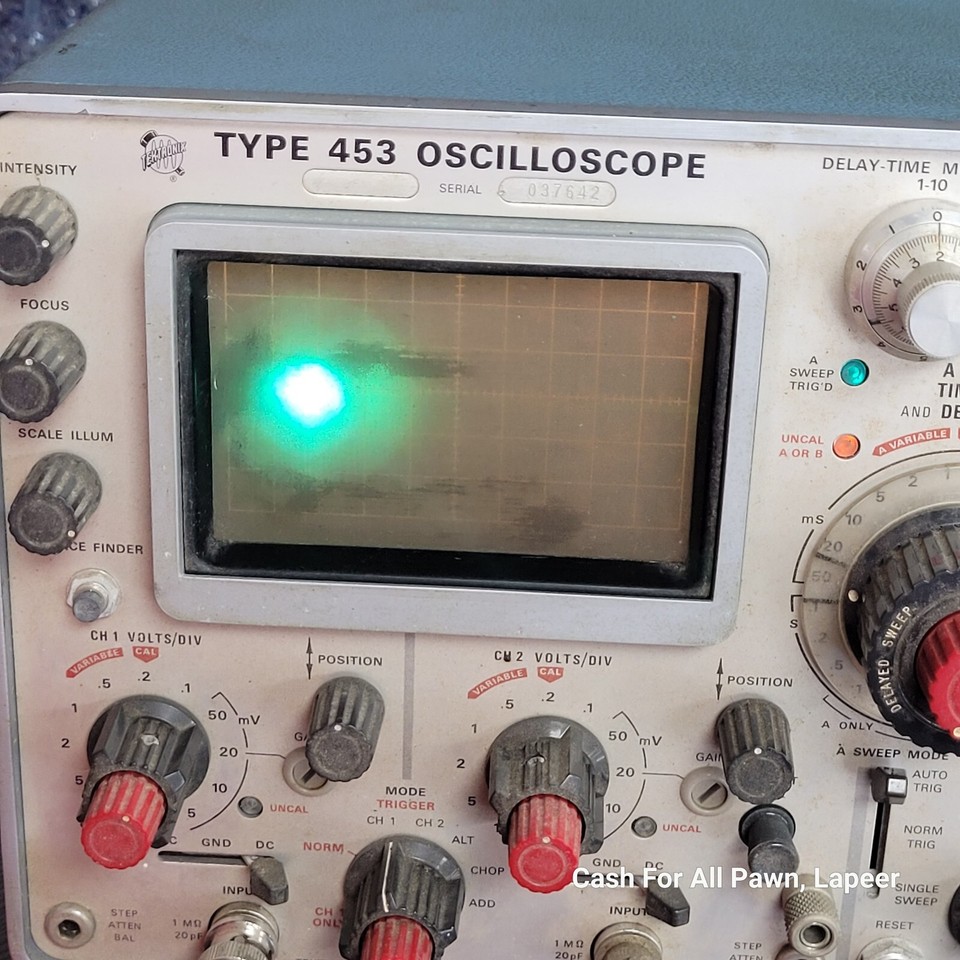 TEKTRONIX 453 OSCILLOSCOPE W/ PROBES Works | eBay
