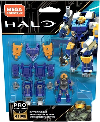 Mega Halo Construx 81 Piece Building Set - Skyfire Exosuit | eBay