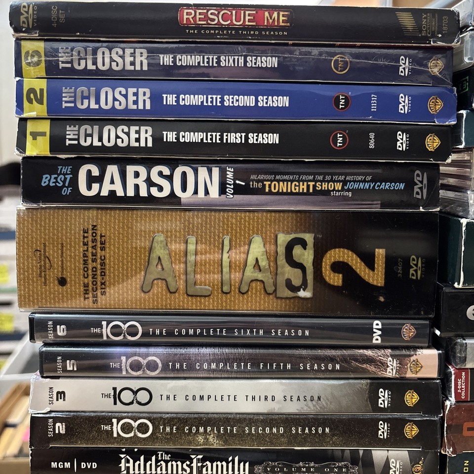 Lot 60 Assorted TV Show Series Full Season Box Sets DVD Wholesale Bulk ...