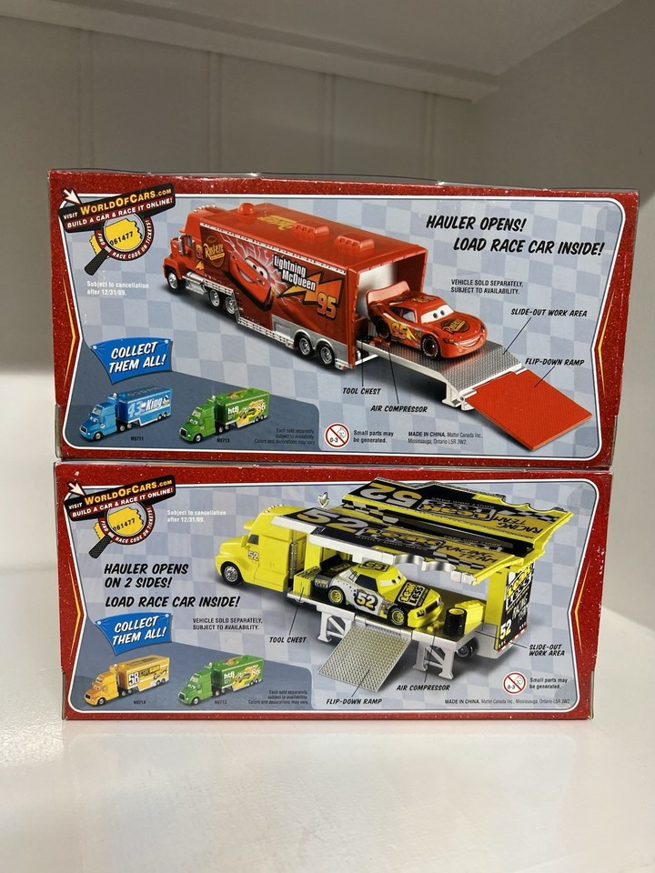DISNEY PIXAR CARS LEAK LESS HAULER MACK HAULER RACE O RAMA | eBay