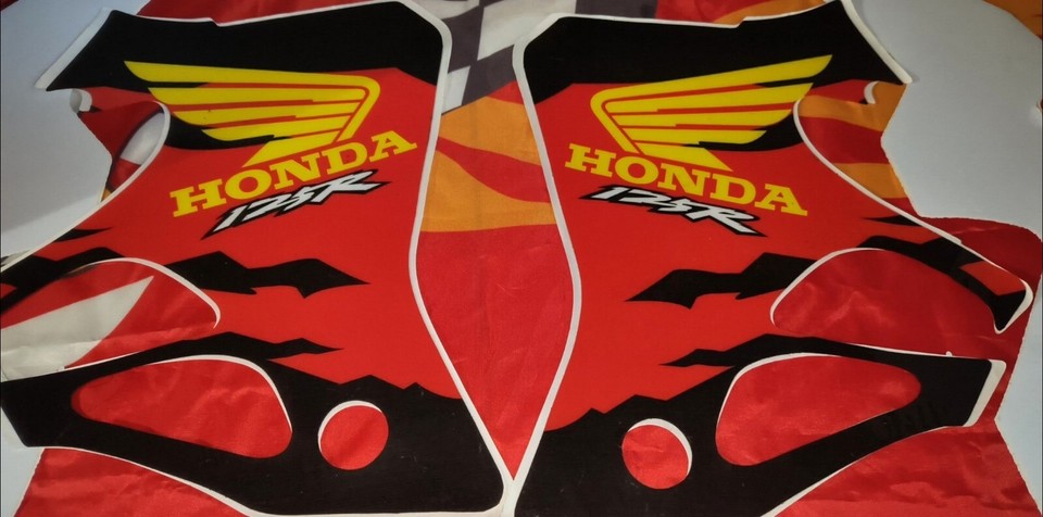 97 CR125 Tank Shroud Swingarm Graphics | eBay