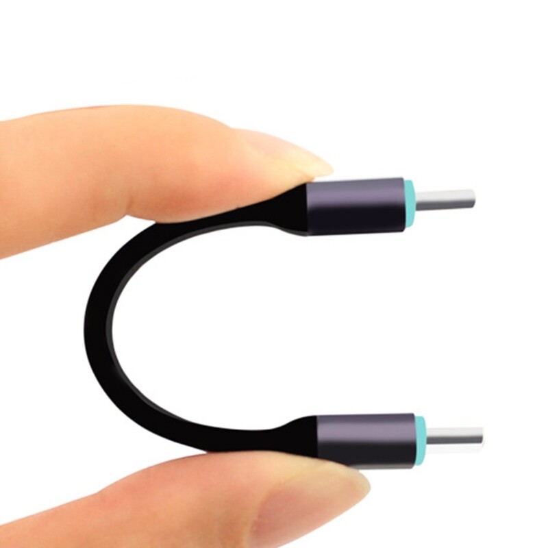 UsbC to UsbC Cable 20Gbps TypeC Extension Soft Flat Data Cord 20Gbps ...