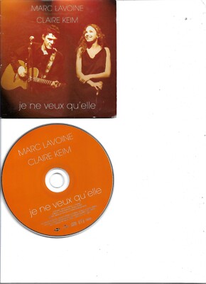 MARC LAVOINE CLAIRE KEIM RARE CD PROMO JE NE VEUX QU ELLE | eBay