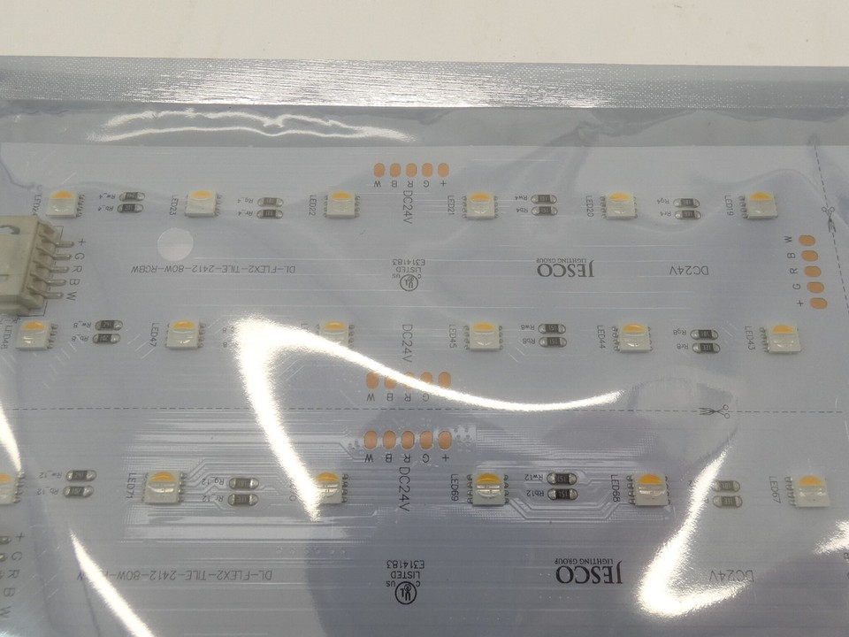 Jesco DL-FLEX2-TILE-2412-80W-RGBW Color Changing LED Sheet - NEW ...