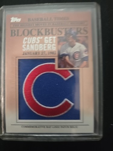 Ryan Sandberg Blockbuster Patch Card #BP-19 | eBay