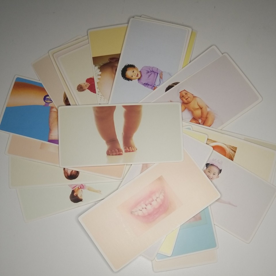 Your Baby Can Read Word Game Flash Cards Robert Titzer Body Parts & Gestures(23) | eBay