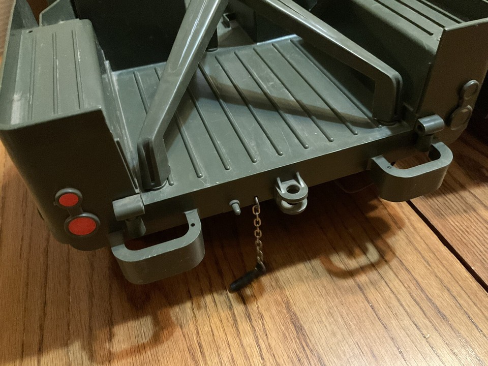 HASBRO VINTAGE 1964 GI JOE JEEP 7000 W/ TRAILER & Spotlight & Talking ...