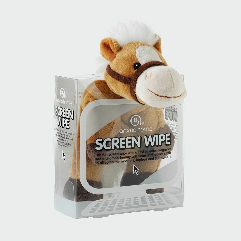 Horse Plush Screen Wipe Cleaner with a Lemon Zest Aroma | eBay
