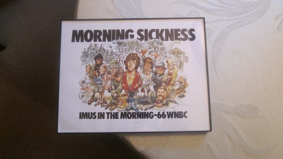 HOWARD STERN/DON IMUS WNBC MORNING SICKNES REPRINT POSTER FROM THE 80'S ...