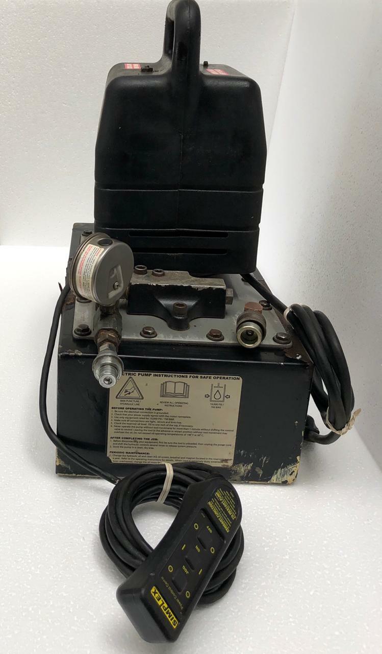 SIMPLEX 7750012 ELECTRIC HYDRAULIC PUMP/ POWER PACK FOR HYDRAULIC ...