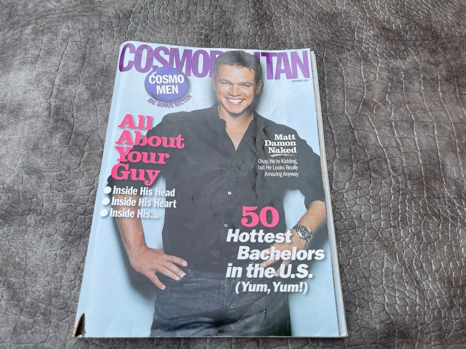 NOV 2004 COSMOPOLITAN vintage fashion magazine SARAH GELLAR - MATT ...