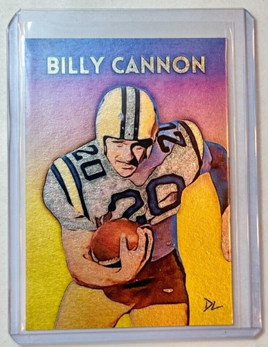 Billy Cannon Platinum Plated Limited Artist Signed "LSU Tigers" Trading ...
