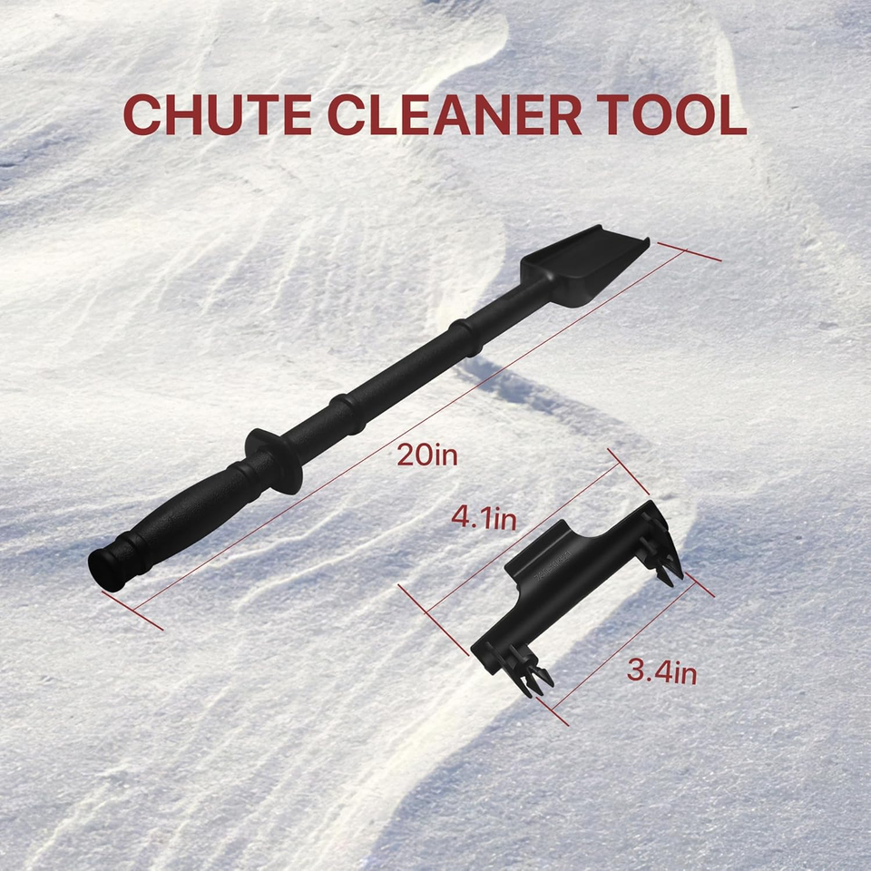 Snow Blower Clean Out Tool, Snow Thrower Chute Cleaning Tool ...
