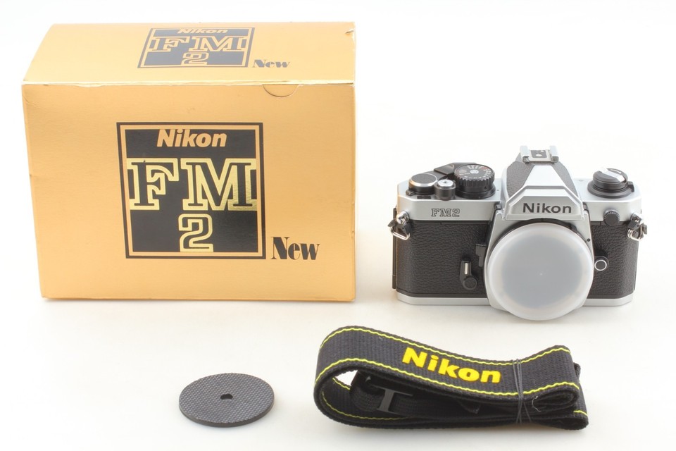 [TOP MINT BOXED] Nikon New FM2 FM2N Silver 35mm SLR Film Camera Body ...