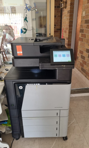 HP LaserJet Flow MFP M880 Photocopier Printer Copy & Scan Great Colour ...