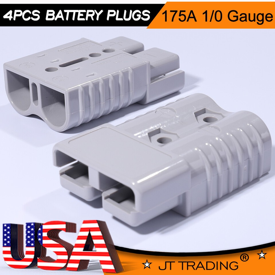 2-4PCS 175A Battery Plugs Quick Connect Disconnect Jumper Cable ...